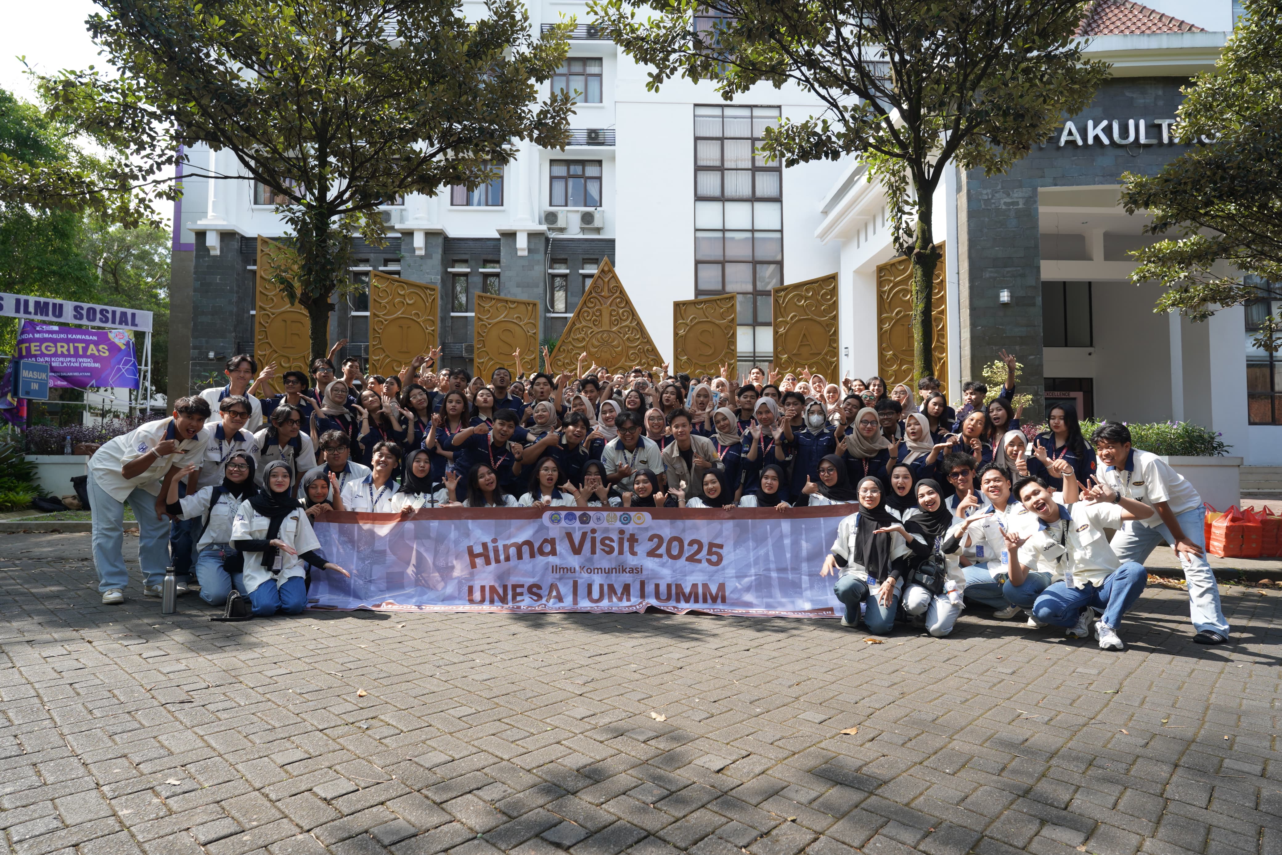 HIMAKOM UNESA 2025 Sukses Gelar “Hima Visit 2025” Bersama Tiga Universitas