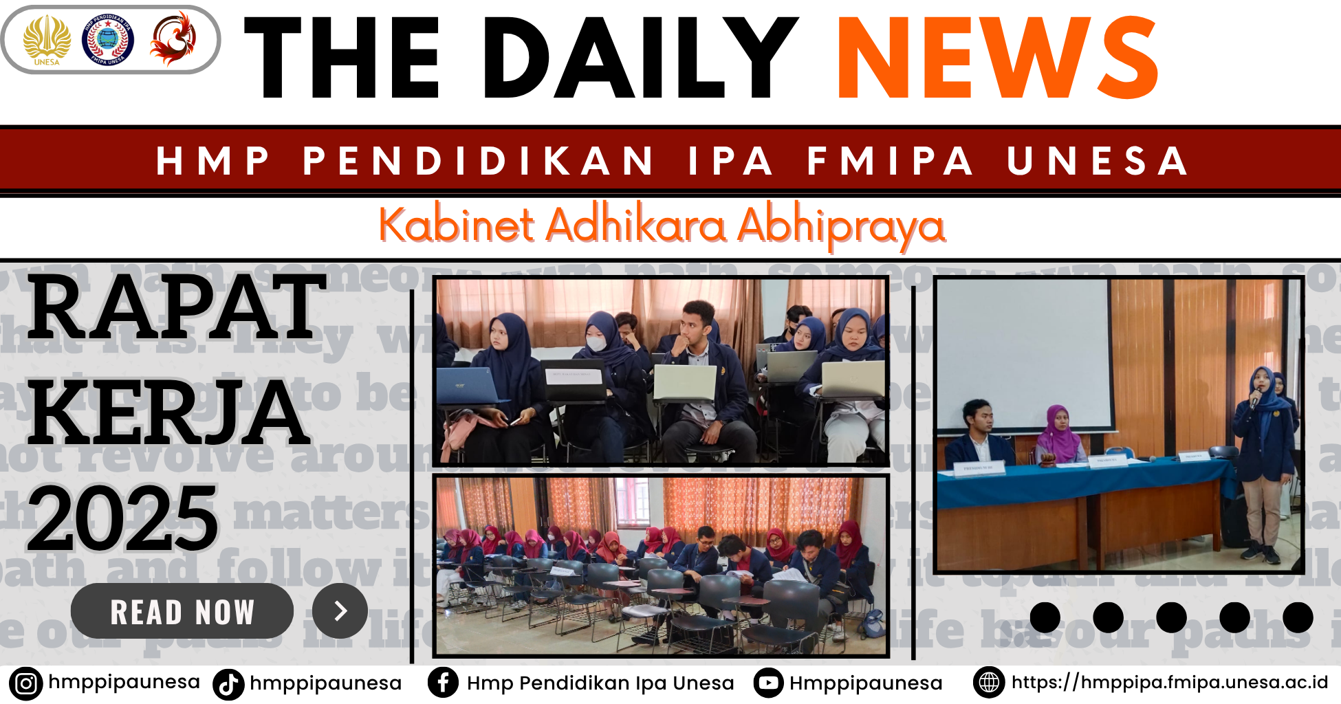 HMP Pendidikan IPA adakan Rapat Kerja 2025