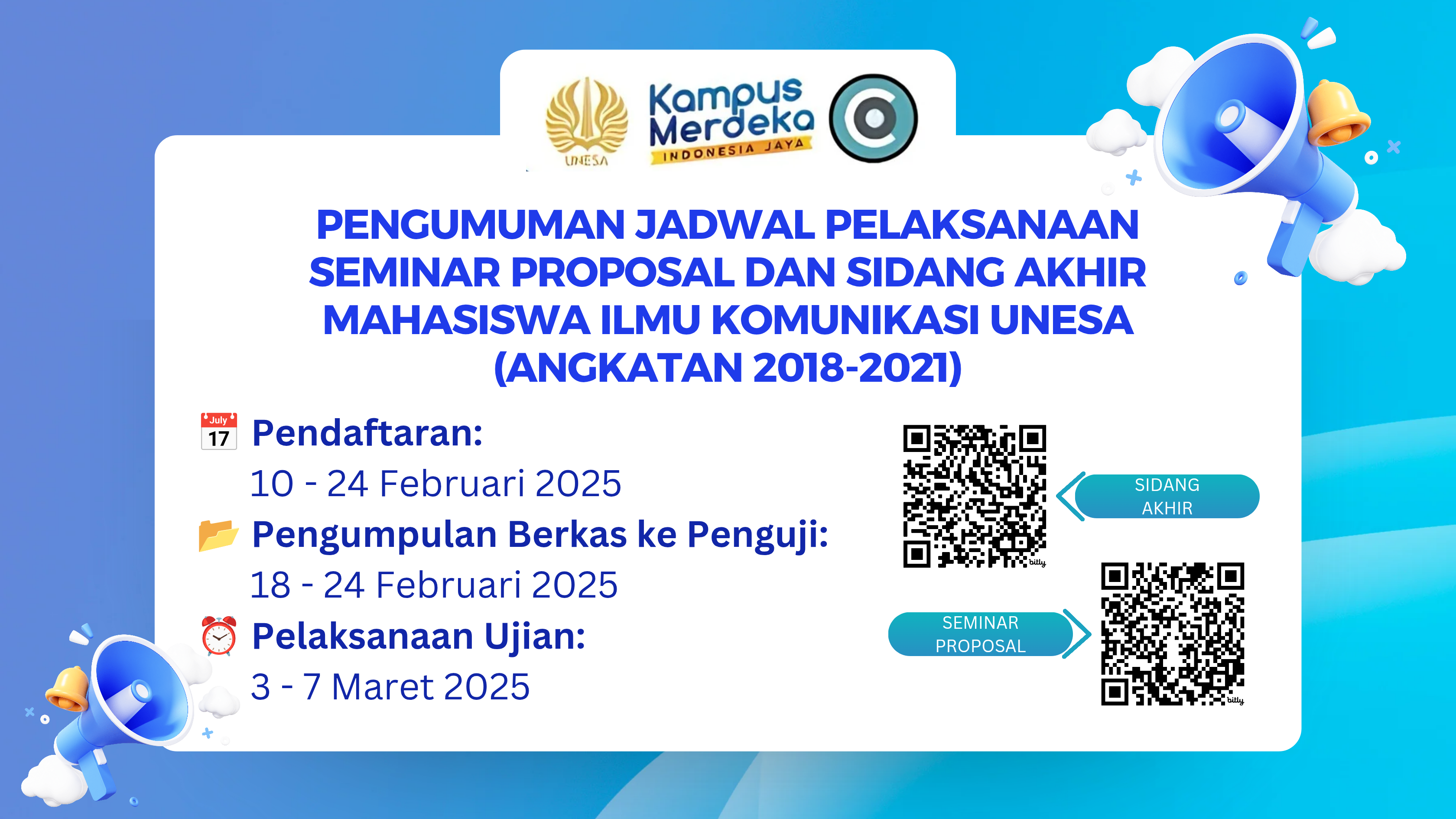 Pengumuman Pendaftaran, Pengumpulan Berkas, dan Jadwal Pelaksanaan ...