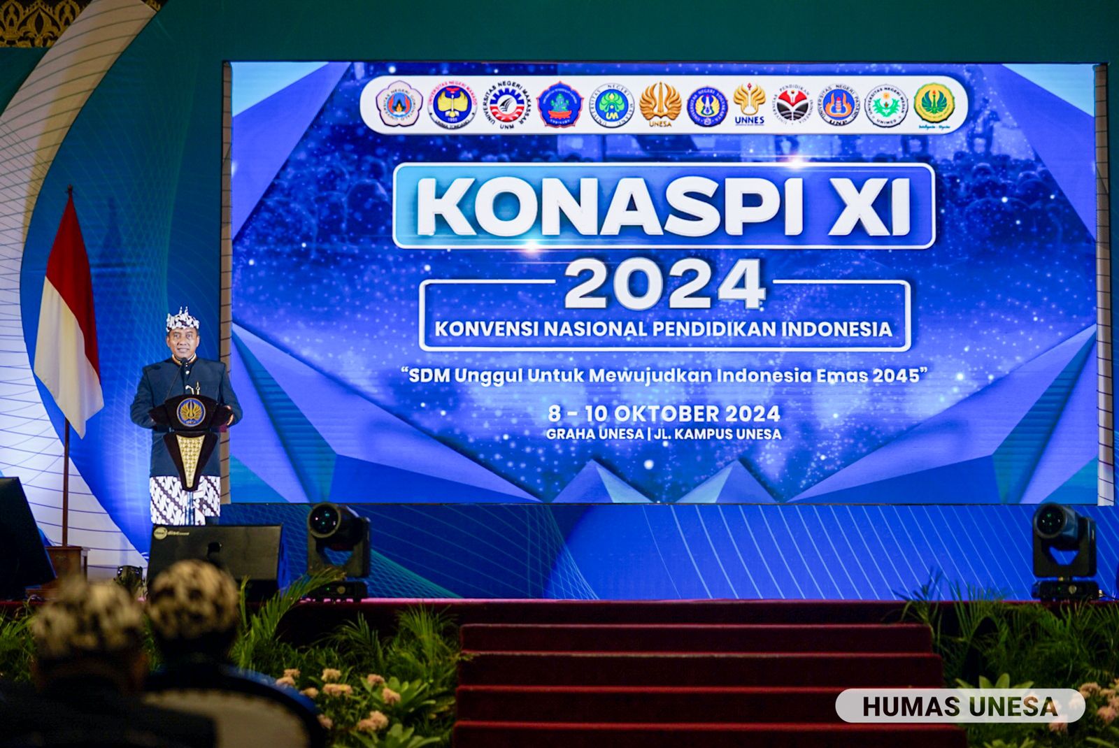 Siap Wujudkan Indonesia Emas 2045, UNESA Jadi Tuan Rumah KONASPI XI