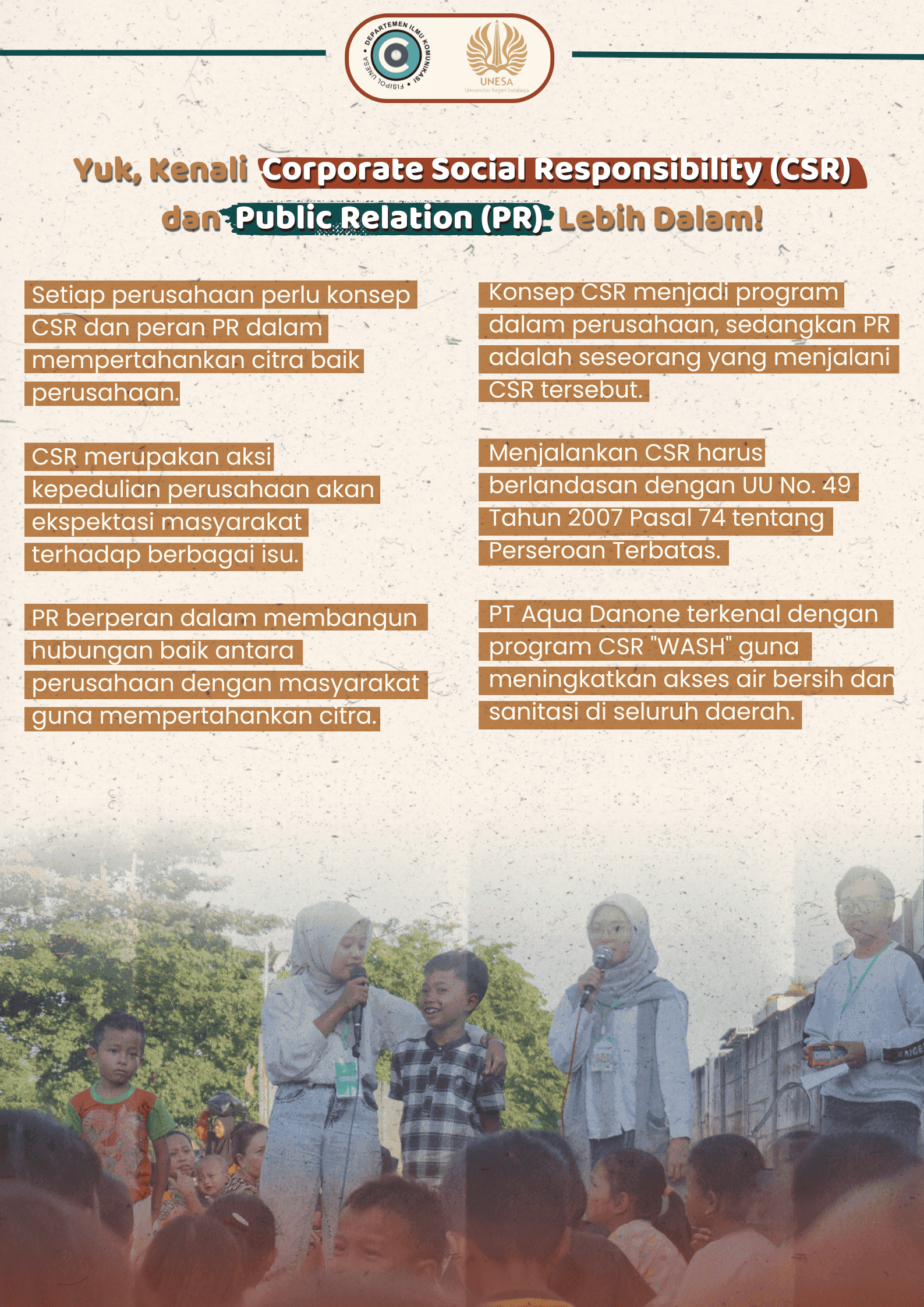 Yuk, Kenali Corporate Social Responsibility (CSR) dan Public Relation ...