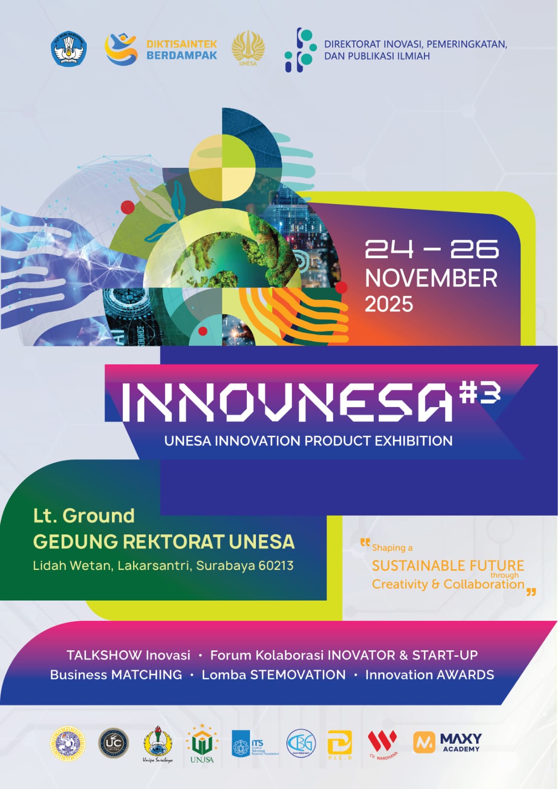 Informatika UNESA 5 Pamerkan Tiga Inovasi Unggulan di INNOVENESA #3 2025