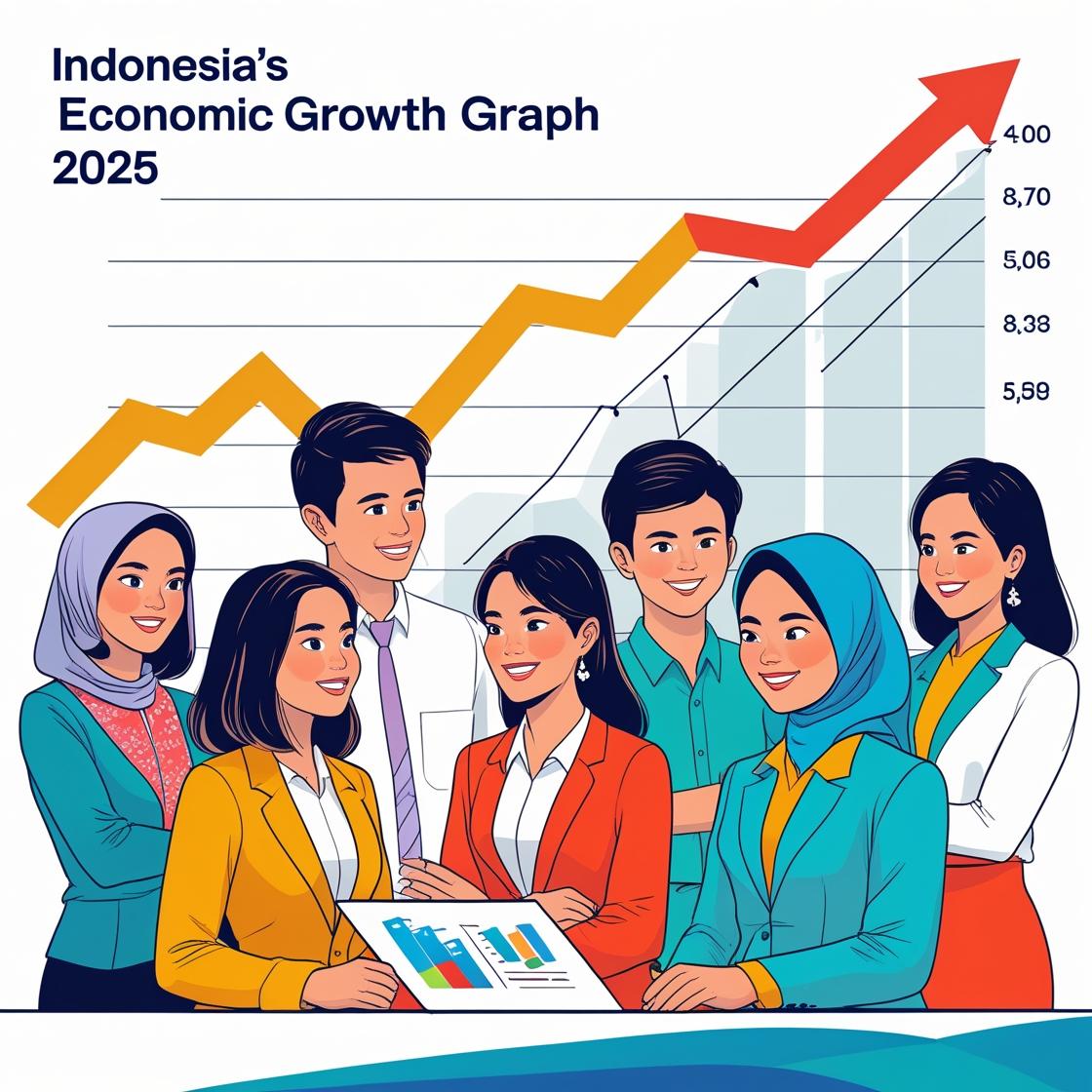 Indonesia Pangkas Proyeksi Pertumbuhan Ekonomi 2025 Jadi 5,1-5,5 Persen