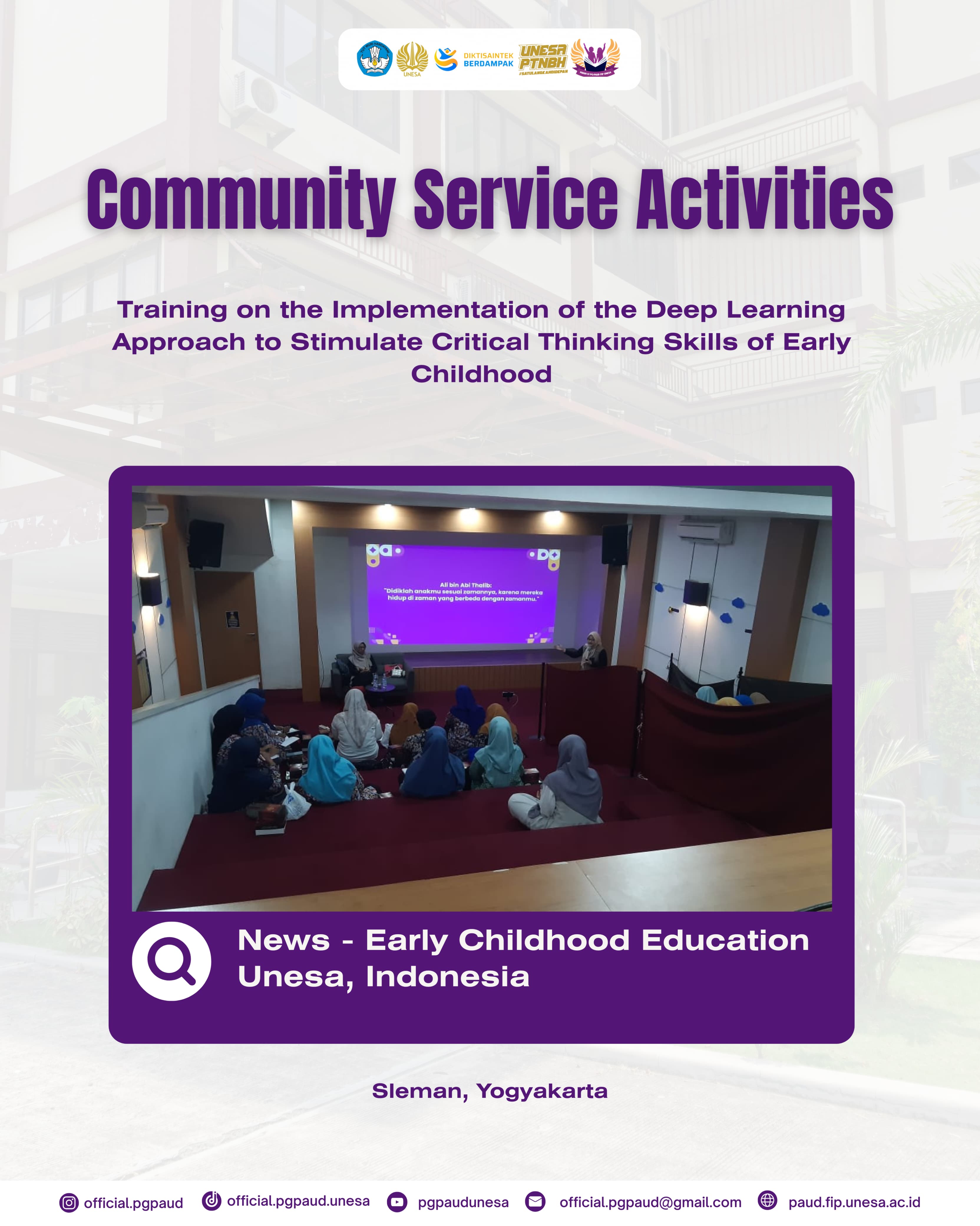 Training on Implementing a Deep Learning Approach to Stimulate Critical ...