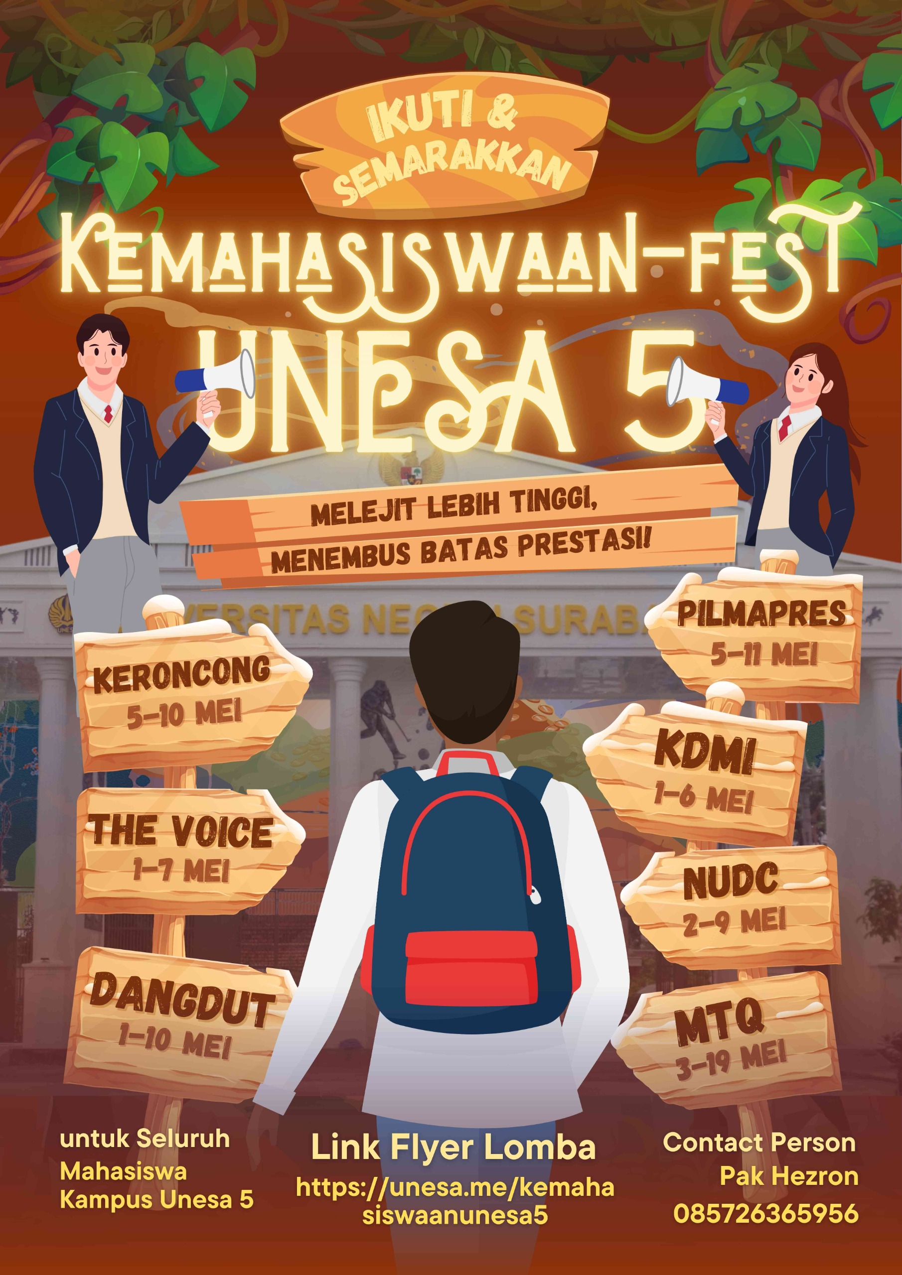 Kemahasiswaan-Fest UNESA 5 2025: Wadah Prestasi dan Pengembangan ...