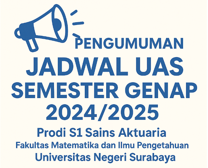 PENGUMUMAN JADWAL UAS SEMESTER GENAP 2024/2025