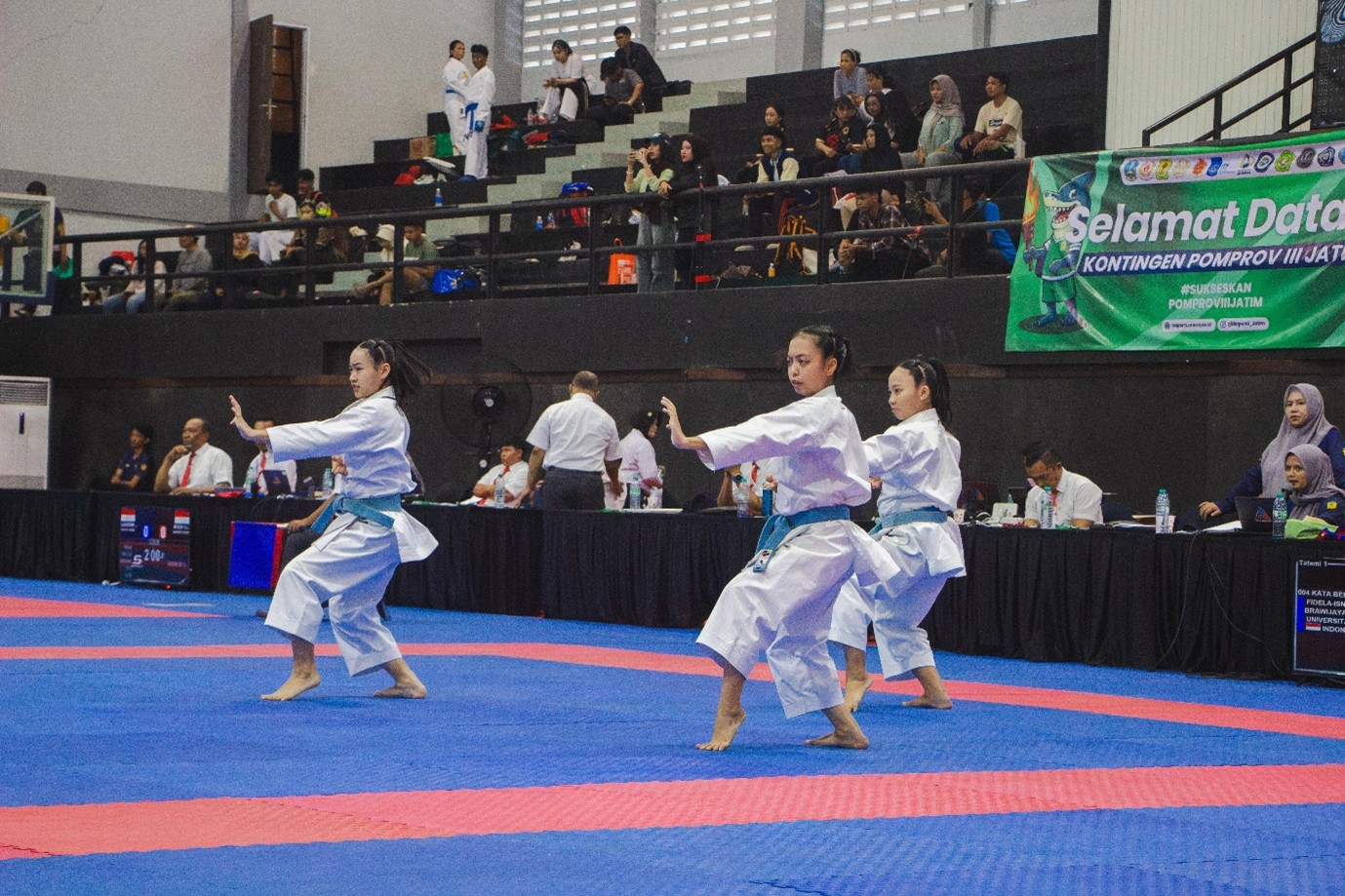 Ketika 3 Kampus Penghuni Puncak Klasemen Adu Kekuatan di Cabor Karate ...