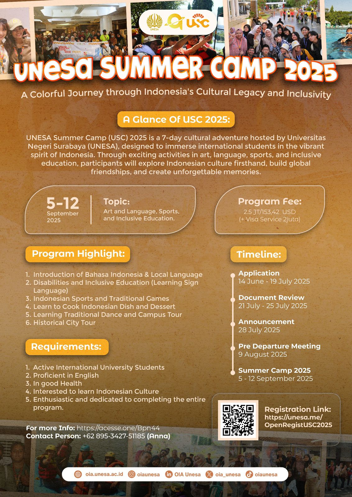 [SESI INFO: Pendaftaran UNESA Summer Camp 2025 Telah Dibuka!]