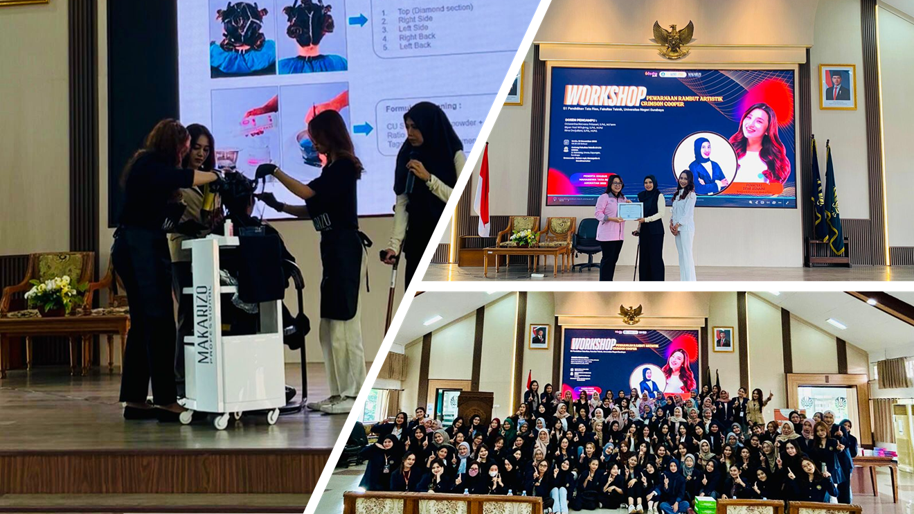 Prodi S1 Pendidikan Tata Rias Unesa Menggelar Workshop Pewarnaan Rambut ...