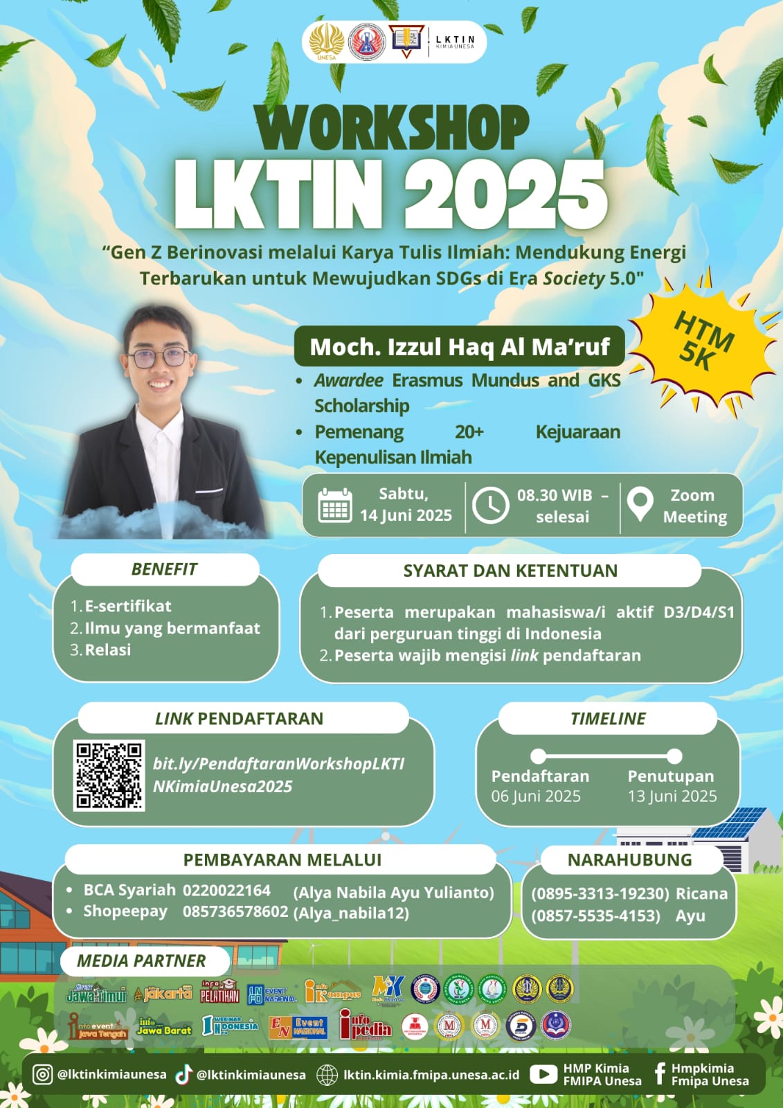 Mahasiswa Kimia UNESA adakan Workshop LKTIN 2025: Mendorong Generasi Muda untuk Berinovasi ...