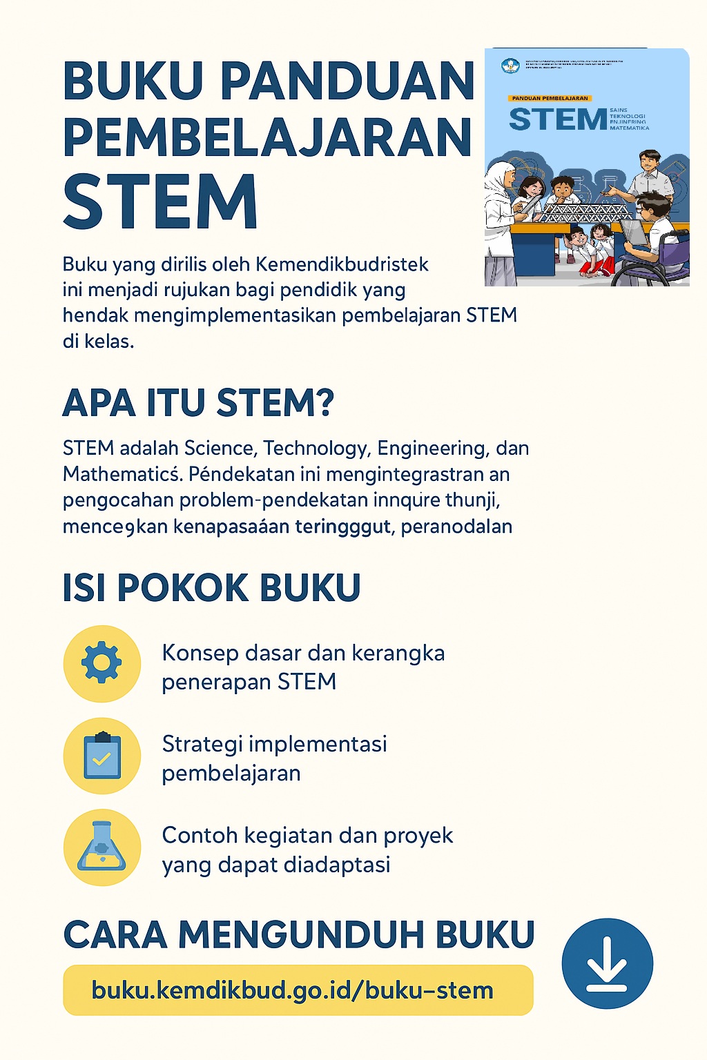 Buku Panduan Pembelajaran STEM Kemendikdasmen – Unduh Gratis & Cara Penerapan