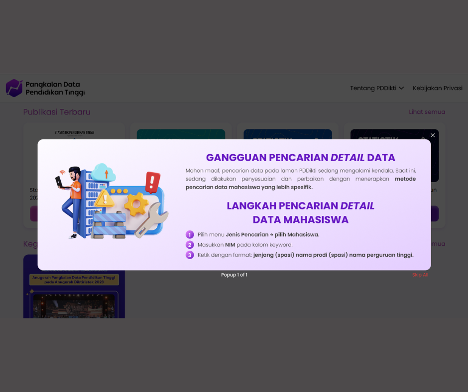 Perubahan Sistem Pencarian di PDDikti Tahun 2025: Langkah Baru Validasi Data Mahasiswa