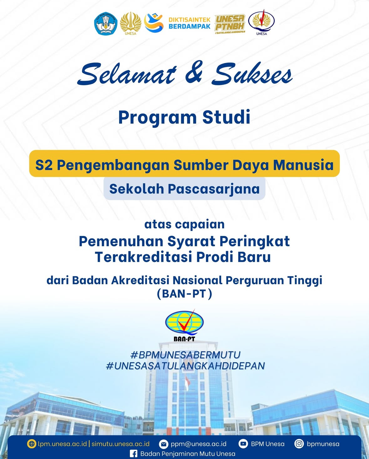 Universitas Negeri Surabaya Resmi Buka Magister Pengembangan SDM, Mulai Tahun Ajaran 2025/2026