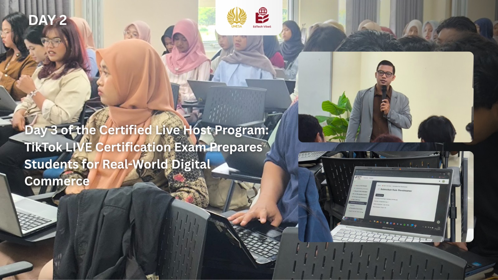 Day 3 of the Certified Live Host Program: TikTok LIVE Certification Exam Prepares Students for ...