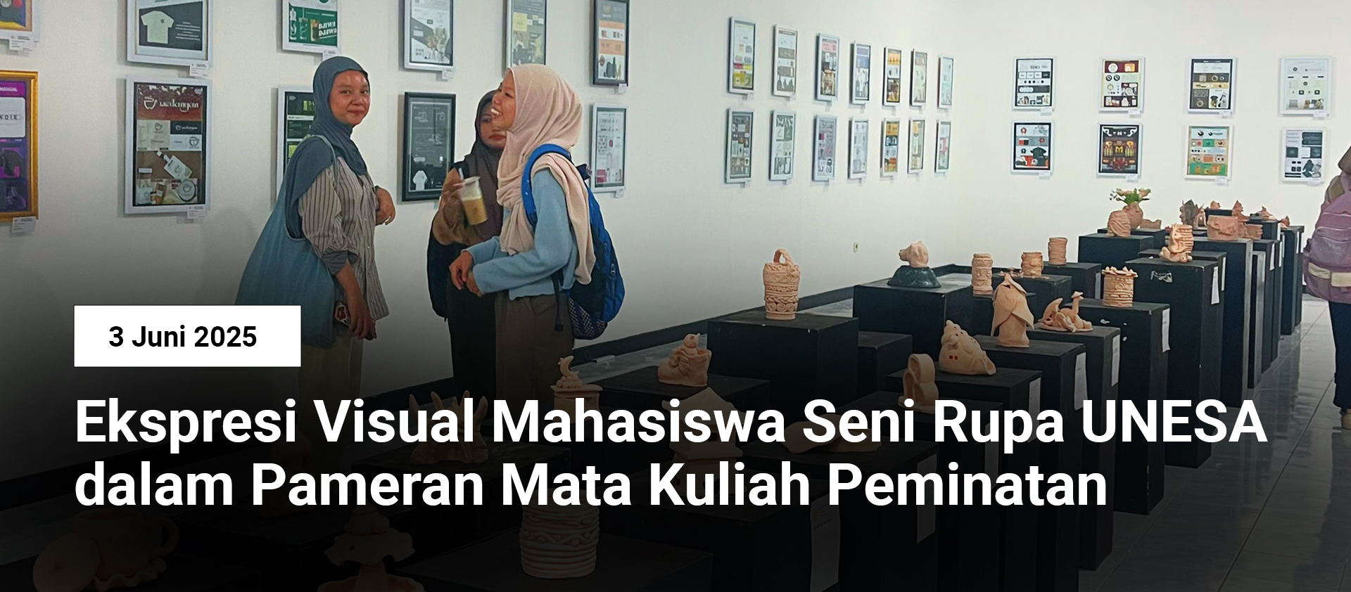 Ekspresi Visual Mahasiswa Seni Rupa UNESA dalam Pameran Mata Kuliah ...
